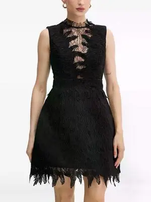 Bardot Silas Guipure-lace Sleeveless Mini Dress