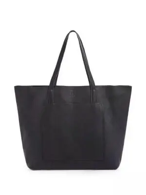 OSPREY Grained-leather Tote Bag - Black