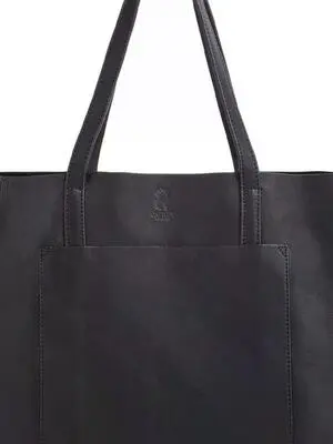 OSPREY Grained Leather Tote Bag