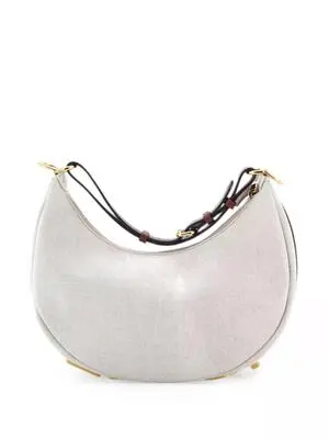 Fendi Fendigraphy Bag Canvas Small Hobo Bag - Neutrals