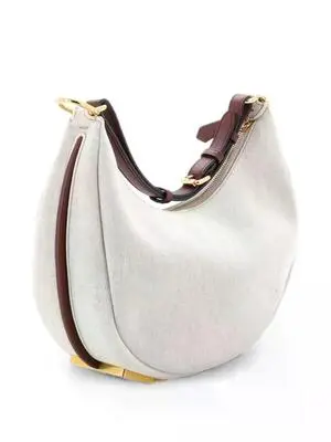 Fendi Fendigraphy Bag Canvas Small Hobo Bag