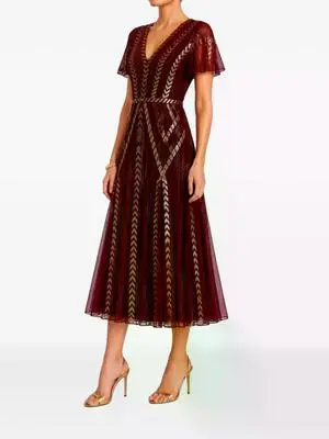 TEMPERLEY LONDON Viola Midi Dress