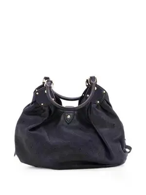 LOUIS VUITTON L Mahina Leather Hobo Bag