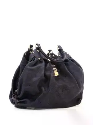 LOUIS VUITTON L Mahina Leather Hobo Bag