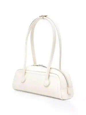 MARGESHERWOOD Embossed-logo Leather Tote Bag - Neutrals