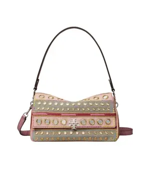 Tory Burch Tory Burch Embellished Shoulder Bag Pink