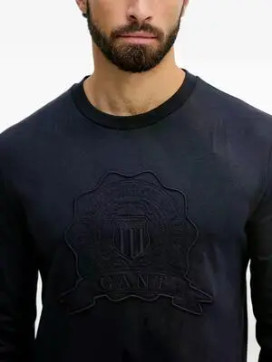 Gant Embroidered-logo Long-sleeve T-shirt