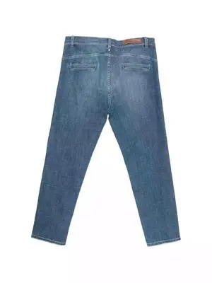 Lorena Antoniazzi Faded-effect Denim Jeans - Blue