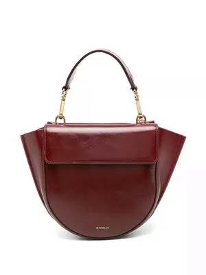 WANDLER Mini Hortensia Leather Tote Bag - Red
