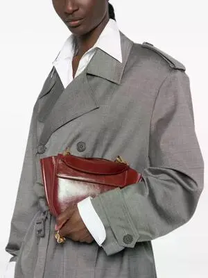 WANDLER Mini Hortensia Leather Tote Bag - Red