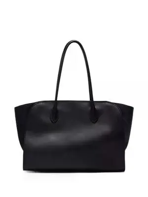 THE ROW 14 Marlo Leather Tote Bag - Black