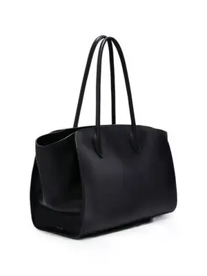 THE ROW Marlo Leather Tote Bag - Black