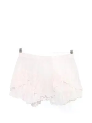 MARANT ETOILE Broderie-anglaise Shorts - Pink