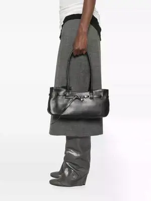 MARGESHERWOOD Buckled Leather Shoulder Bag