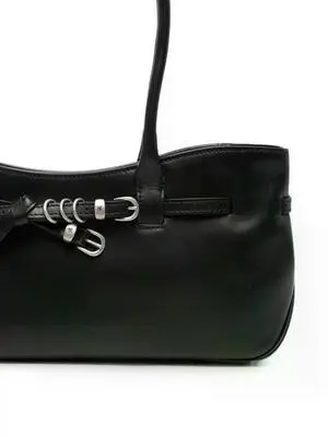 MARGESHERWOOD Buckled Leather Shoulder Bag