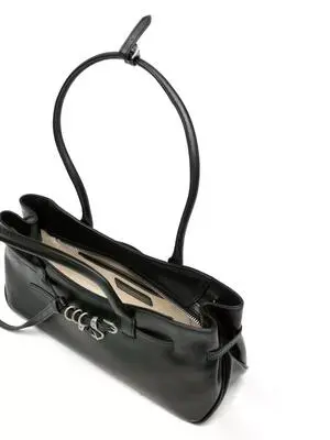 MARGESHERWOOD Buckled Leather Shoulder Bag