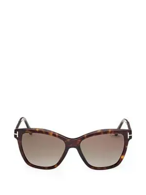 TOM FORD Butterfly-frame Sunglasses - Brown