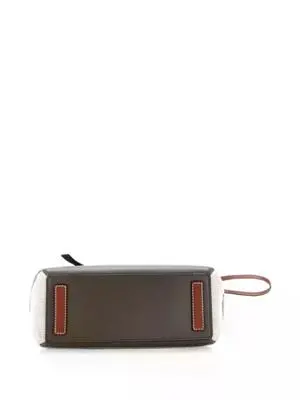 Loewe Lazo Bag Leather With Canvas Mini Crossbody Bag