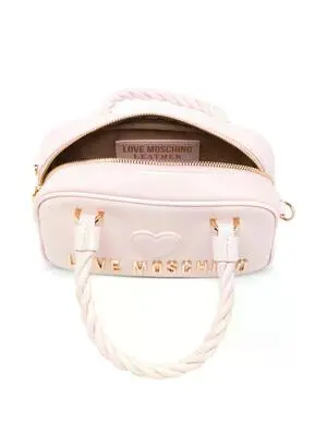 Moschino Heart Patch Logo-lettering Tote Bag