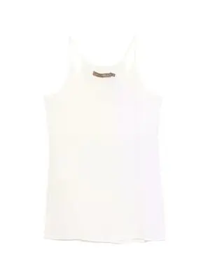 SIMONA CORSELLINI Spaghetti-strap V-neck Top