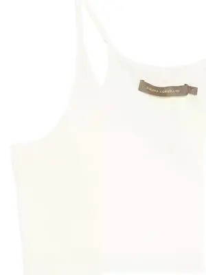 SIMONA CORSELLINI Spaghetti-strap V-neck Top