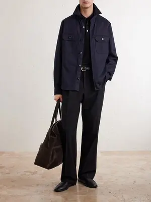 Zegna Cotton-blend Overshirt