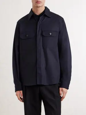 Zegna Cotton-blend Overshirt