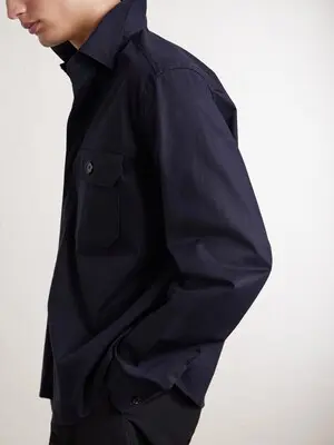 Zegna Cotton-blend Overshirt