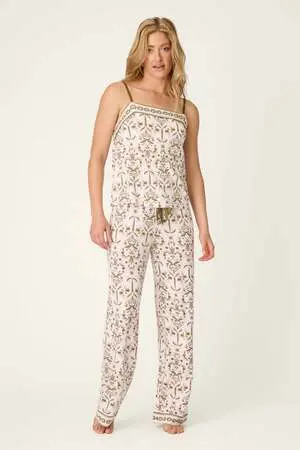 PJ Salvage Déjà Vu Dreams Tiki Time Long Pajama Set
