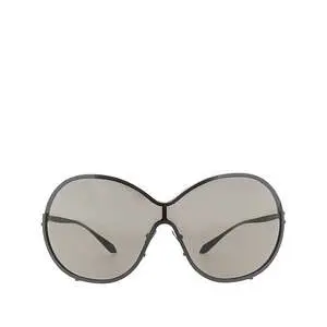 Alaïa Oversized Metal Butterfly Frame Sunglasses - Black