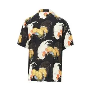 ENDLESS JOY Roosters' Silk Shirt An