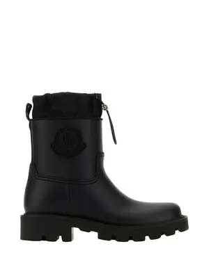 Moncler Waterproof Knee-high Boots - Black