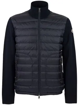 Moncler Padded Zip Cardigan - Blue