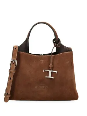 TOD`S Tod's Apa Bauletto Zip Piccolo - Brown