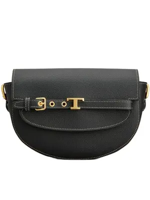 TOD`S Tim Round Mini Crossbody - Black