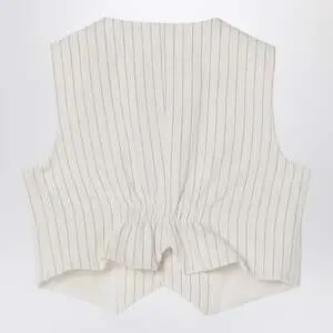 IL GUFO Double-breasted Pinstripe Vest