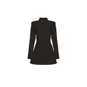 VESTIAIRE D'UN OISEAU LIBRE Wool Mini Dress - Black