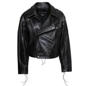 SVETA MILANO Alanis Leather Biker Jacket