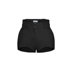 VESTIAIRE D'UN OISEAU LIBRE Cut-out Shorts - Black