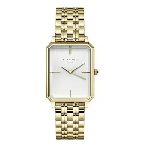 ROSEFIELD Octagon Ladies Silver Dial Watch
