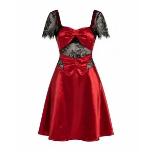 AMORTIZIA Red / Black Eternal Flame Dress