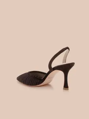 L'Agence Bowery Mesh Slingback Pump