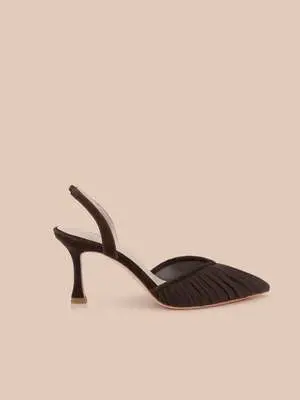 L'Agence Bowery Mesh Slingback Pump
