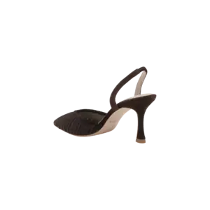 L'Agence Bowery Mesh Slingback Pump - Chocolate