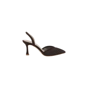 L'Agence Bowery Mesh Slingback Pump - Chocolate