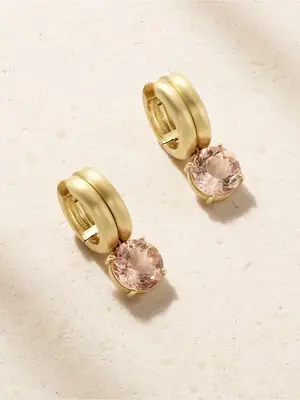 Irene Neuwirth 18-karat & Morganite Earrings - Gold