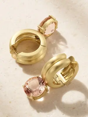 Irene Neuwirth 18-karat & Morganite Earrings