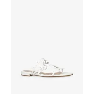 GIANVITO ROSSI Flavia 05 Flat Leather Sandals