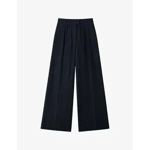 OMNES Pearl Wide-leg Linen-blend Trousers