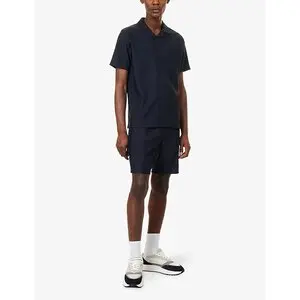ARNE Revere-collar Pleated Woven Shirt